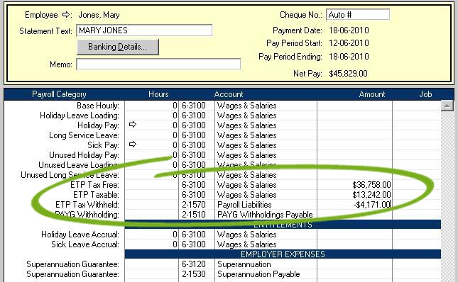Termination payments (Australia only) - Support Notes: MYOB ...