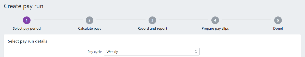 Do a pay run - MYOB Business - MYOB Help Centre