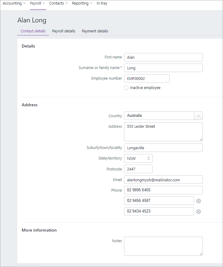 DRAFT Learn about payroll changes after upgrading - MYOB Business ...